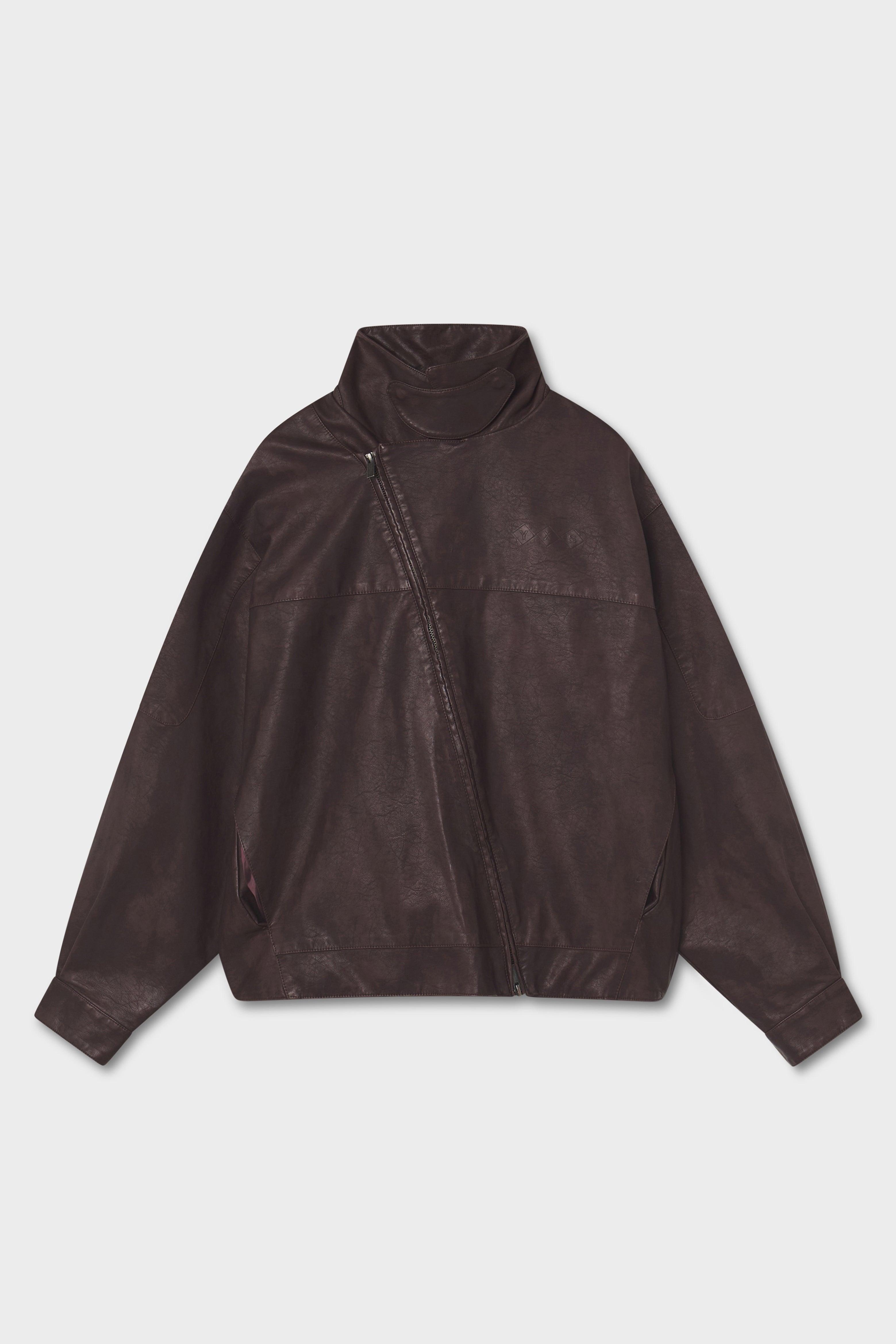 CHOCO "WINDY" PU LEATHER JACKET – YUXUS